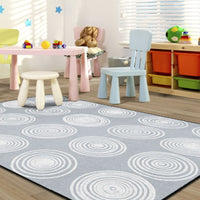 Grey & White Classroom Area Rug - Flagship Carpets USA
