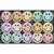 Pastel Rainbow Big Smiley Faces Notebook Rug