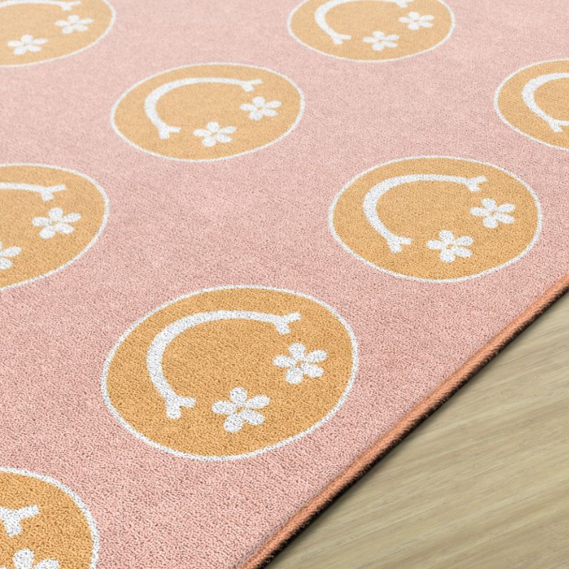 Good Vibes Happy Faces Rug