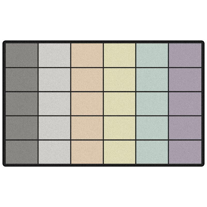 Classroom Seating Grid Rugs - Made in the USA