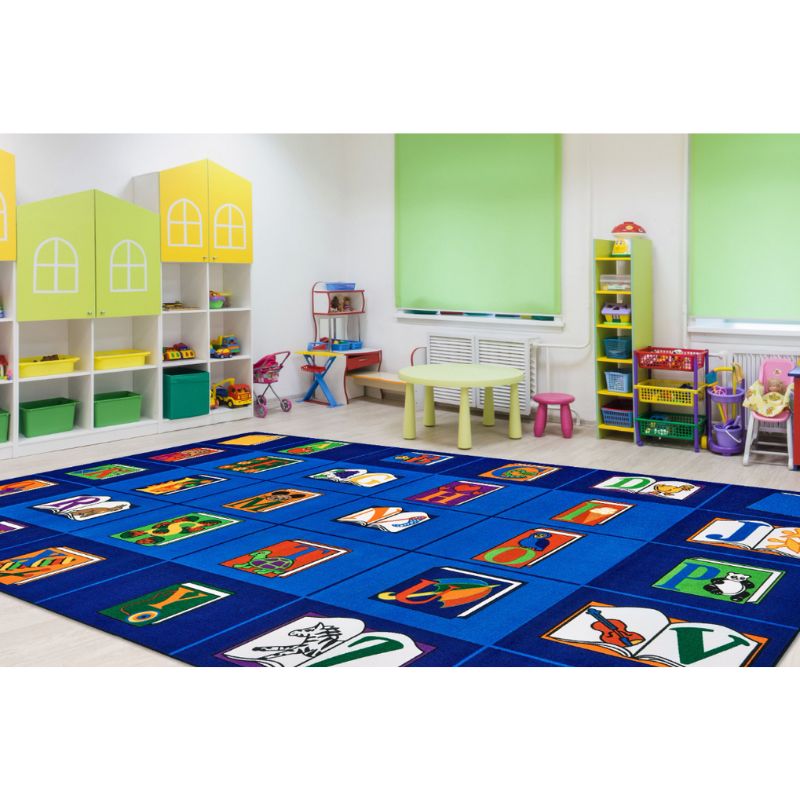 Reading by the Book Rug - Made in the USA by Carpets for Kids