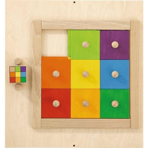 Colorful Squares Wall Puzzle Toy