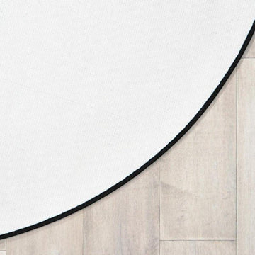 Rainbow Rows Semi-Circle Classroom Rug 6' x 12'